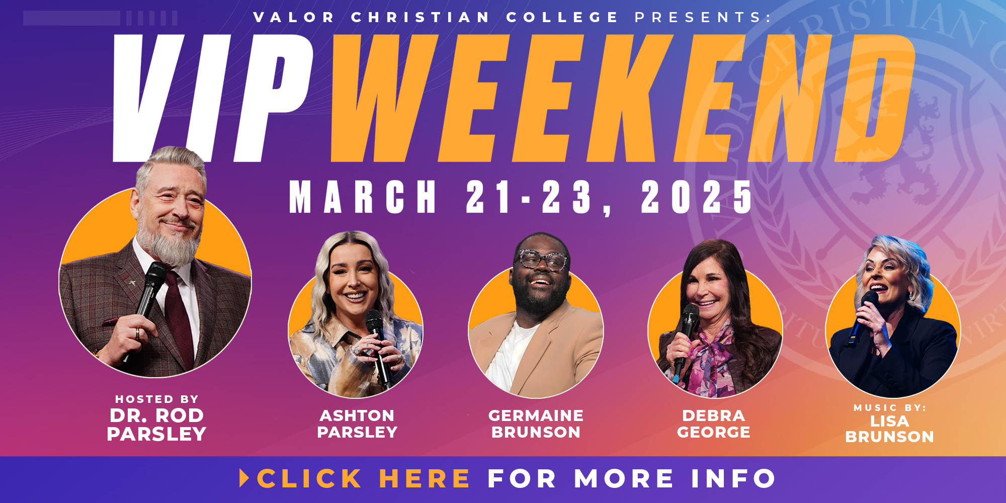 Valor Christian College - The School of Revival - Founder: Dr. Rod Parsley